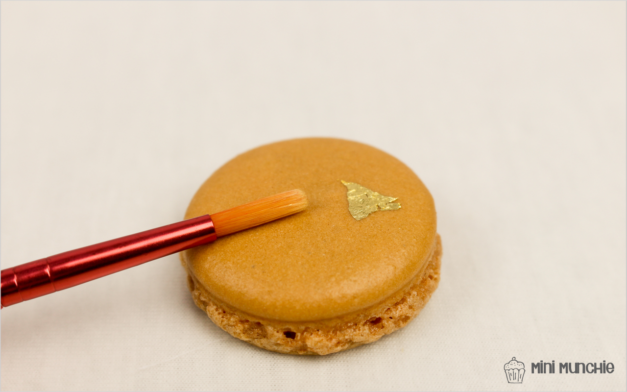 Gold Leaf Macarons | Mini Munchie