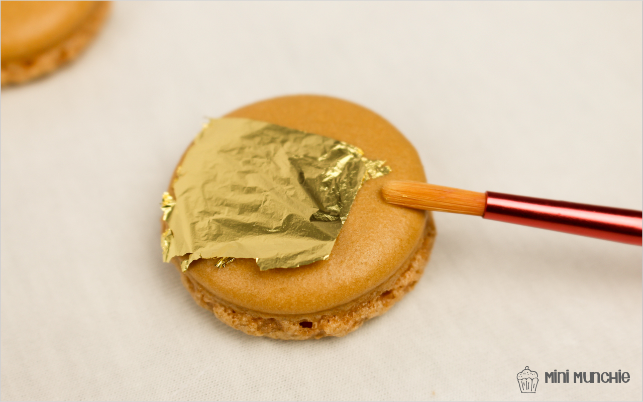 Gold Leaf Macarons | Mini Munchie